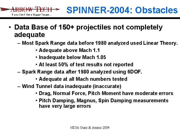 If you Cant Get a Bigger Target SPINNER2004