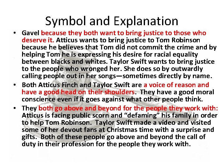 To Kill a Mockingbird Symbol Celebrity Analysis Agenda