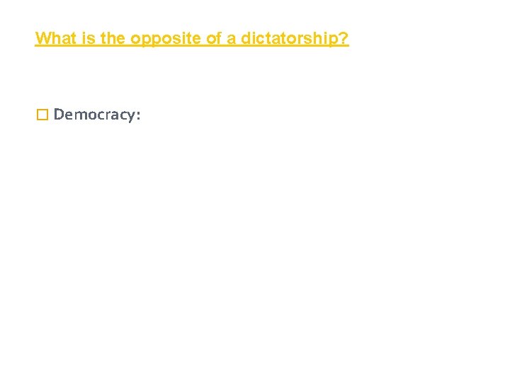 Not My Business Context Terminology dictators oppressors What
