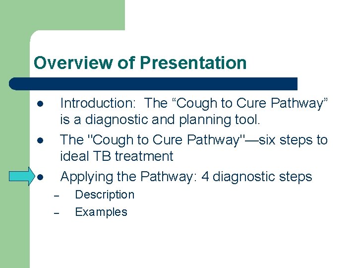 Cough to Cure Applying a Pathway of Ideal