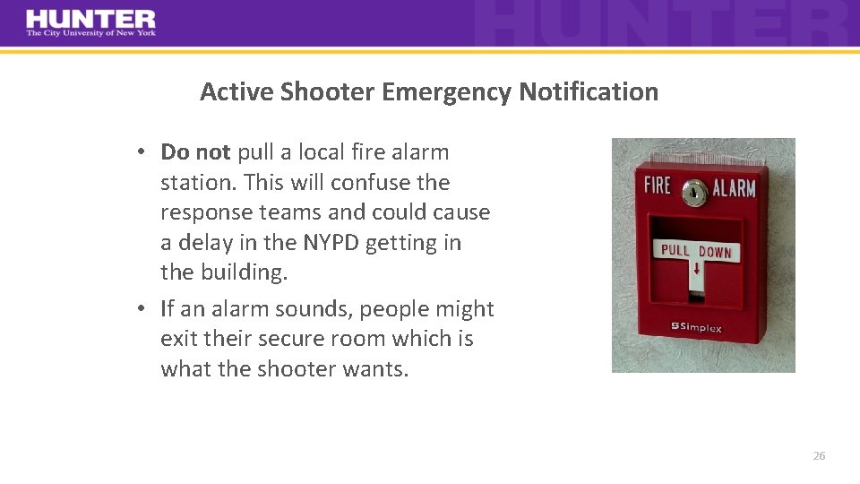 Protocol for Active Shooter Situations Remember your ABCs