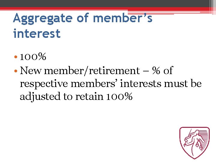 Close corporations HOOFSTUK 27 Membership Members interest CC