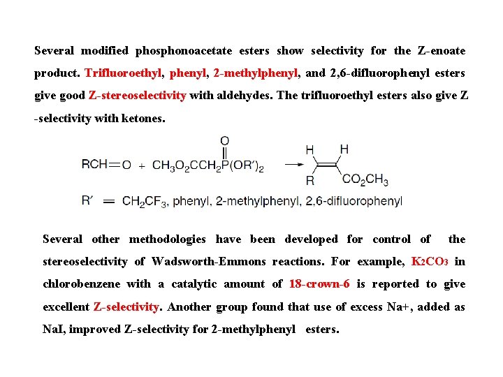 Chapter 2 Reactions of Carbon Nucleophiles with Carbonyl
