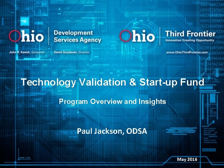 Technology Validation Startup Fund Program Overview and Insights