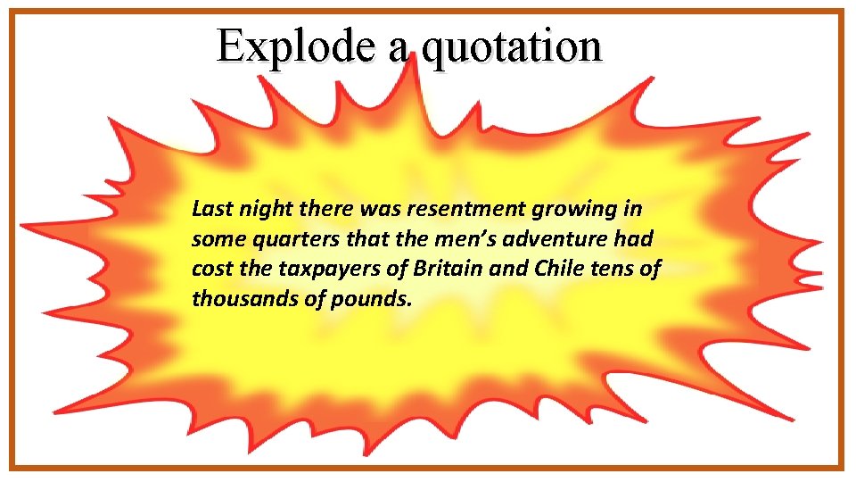 Explorers of Boys messing about Q 4 Language