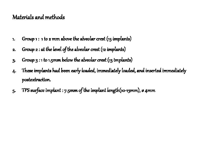 Role of the microgap between implant and abutment