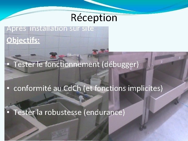 La ligne de traitements de surfaces BTS Traitements