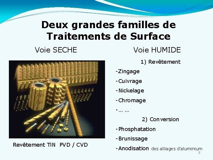 La ligne de traitements de surfaces BTS Traitements