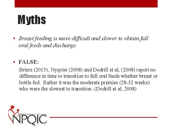 Breastfeeding in the NICU Facts 60 90 of