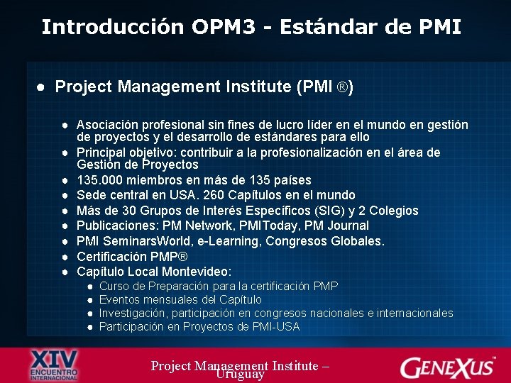 Organizational Project Management Maturity Model OPM 3 Lic