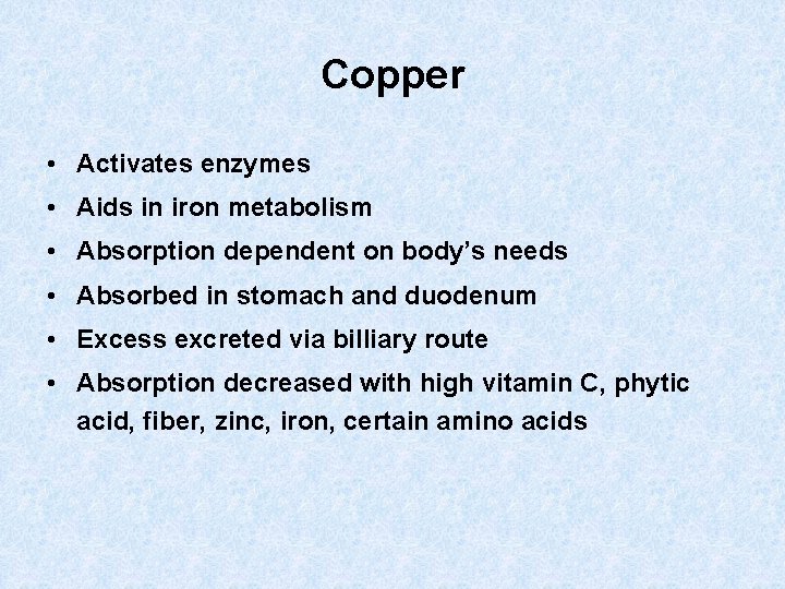 TRACE ELEMENTSiii I CMS2 Zn Cobalt Co At