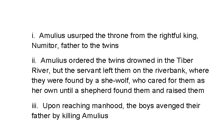 Rome From Tribe to Republic to Empire to