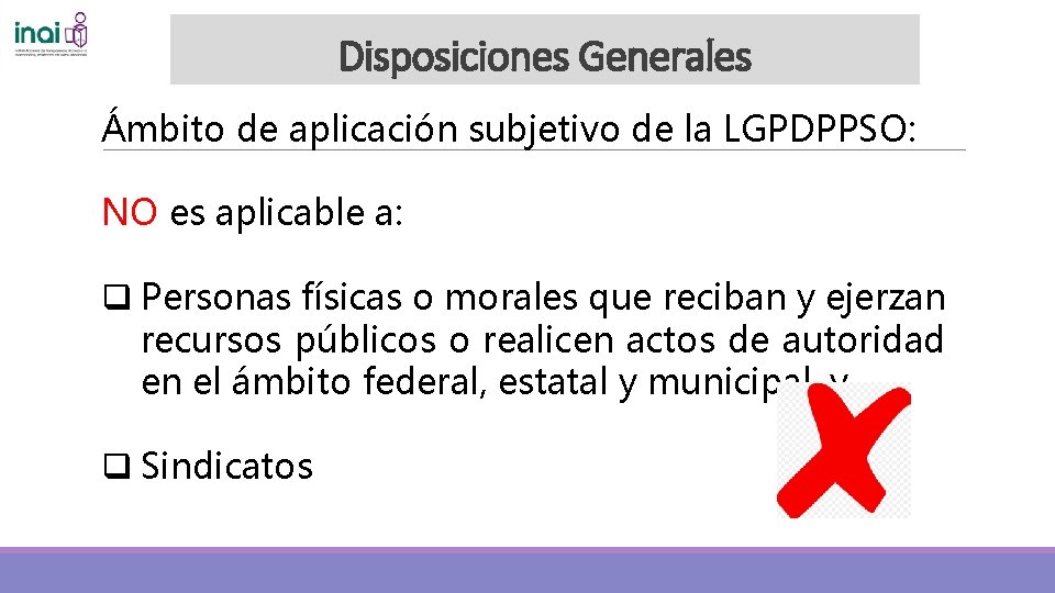 Ley General de Proteccin de Datos Personales en