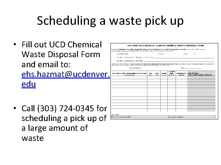 Chemical Waste Management What is chemical waste Any