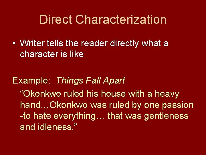 Literary Elements Short Story Unit Key difference between