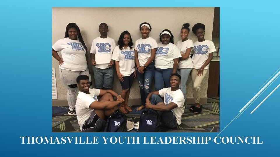 THOMASVILLE YOUTH LEADERSHIP COUNCIL Youth Leadership Council host