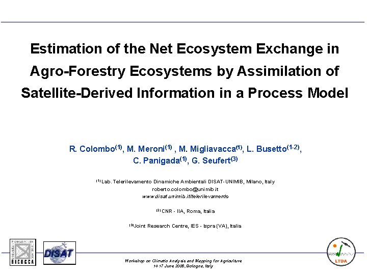 Estimation of the Net Ecosystem Exchange in AgroForestry
