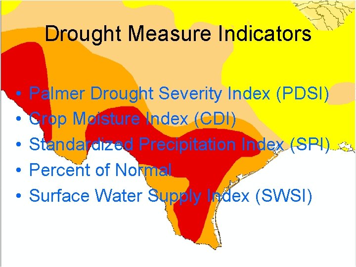 Drought Mapping of the Pedernales Watershed CE 394