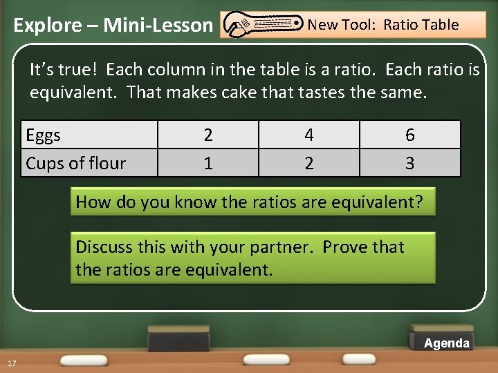 21 st Century Lessons Introduction to Ratio Tables