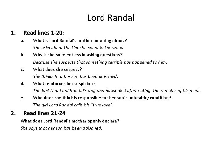 Lord Randal pp 39 40 Millennium 1 Lord