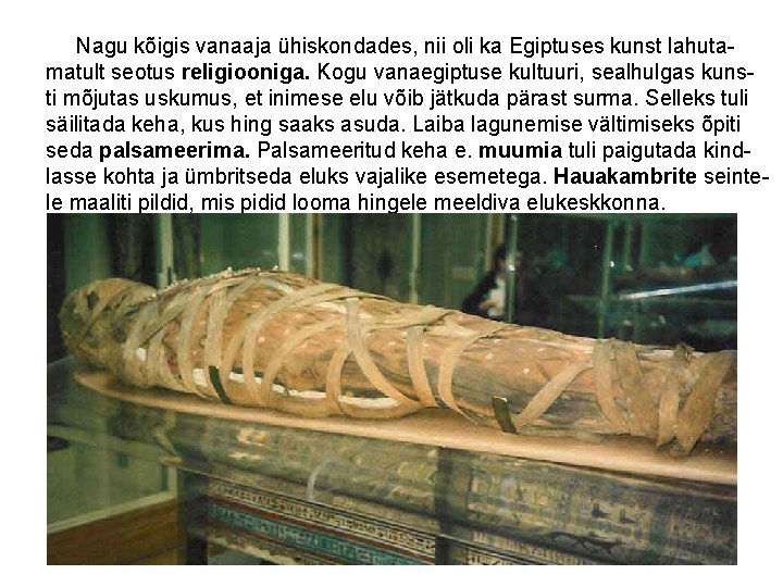 VANAEGIPTUSE KUNST Aime Peever Kaart VanaEgiptuse ajaloo periodiseering