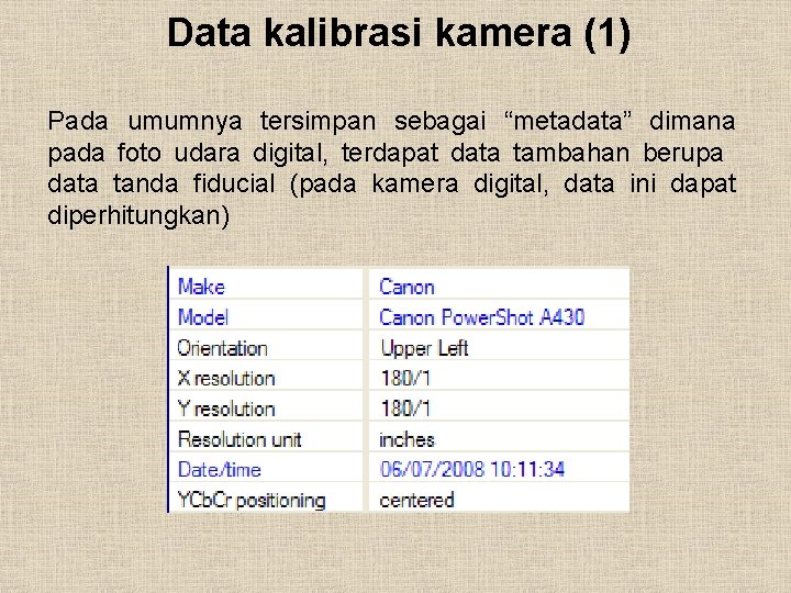 DIGITAL ORTHOPHOTO Pengertian Orthofoto Digital Digital Orthophotograph ...