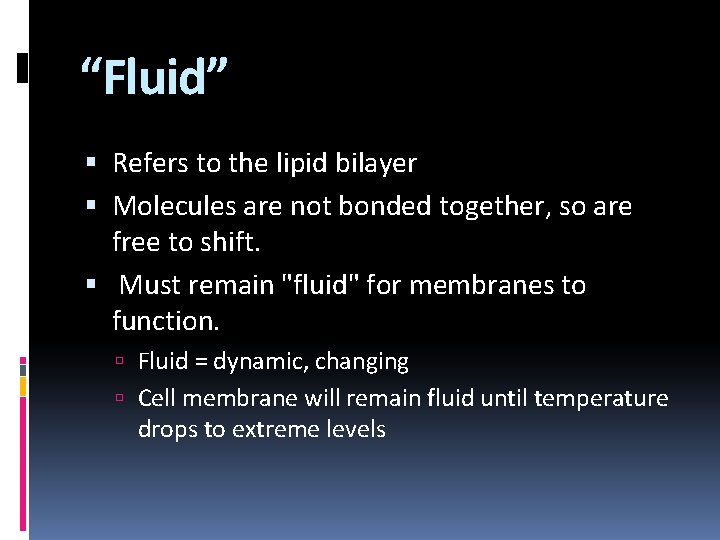 Chapter 7 Membrane Structure and Function Essential Knowledge