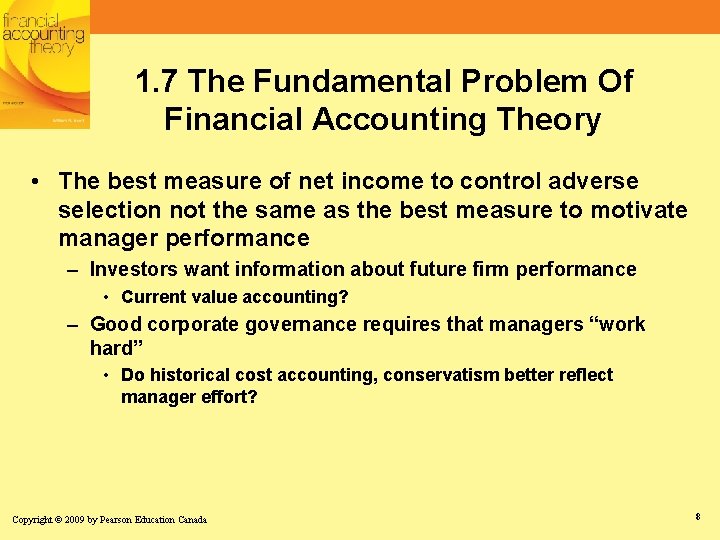 Financial Accounting Theory Fifth Edition William R Scott