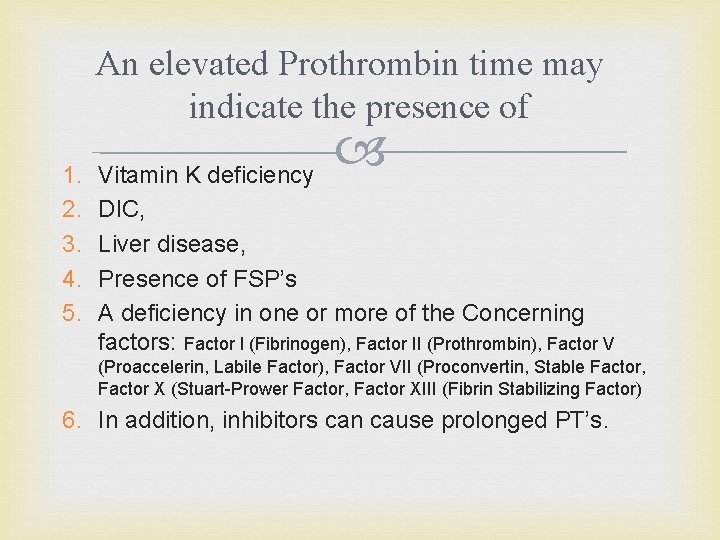 General Approach of Haemostasis Lecture 4 Coagulation Assay