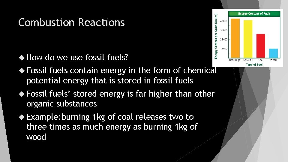 Chapter 8 Energy Sources and the Environment Section