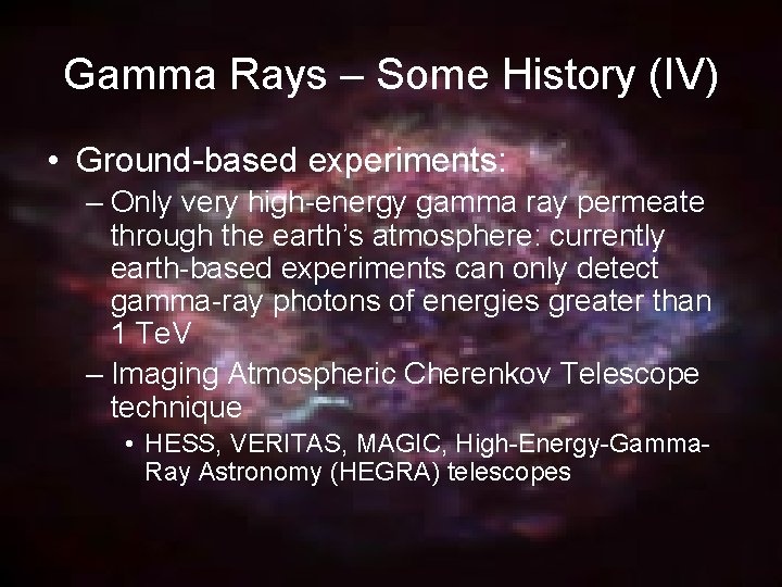 The Gamma Ray Large Area Space Telescope GLAST