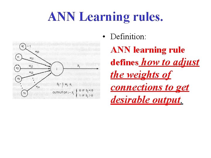 COMP 305 Part I Artificial neural networks Topic
