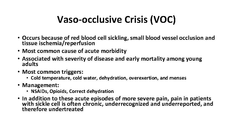Sickle Cell Disease Emily S Moses M D