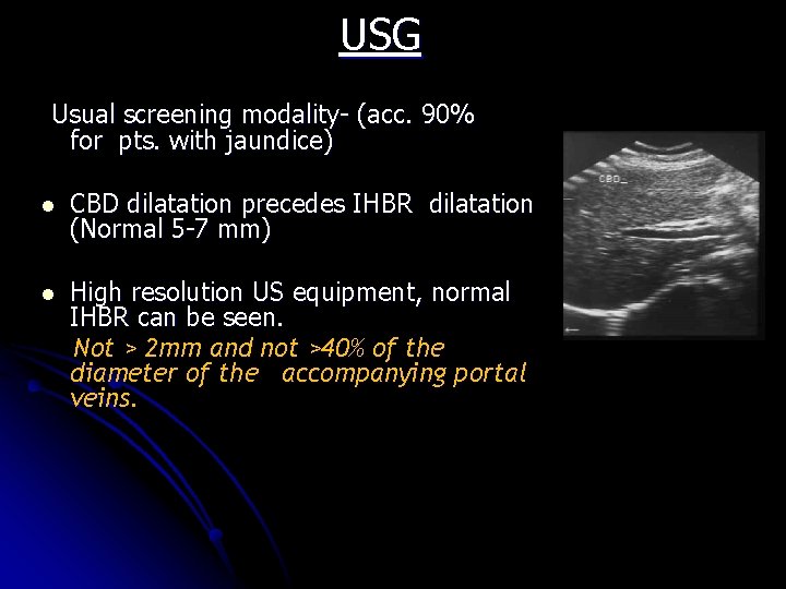 Imaging in Surgical Obstructive Jaundice Dr Himadri Sikhor