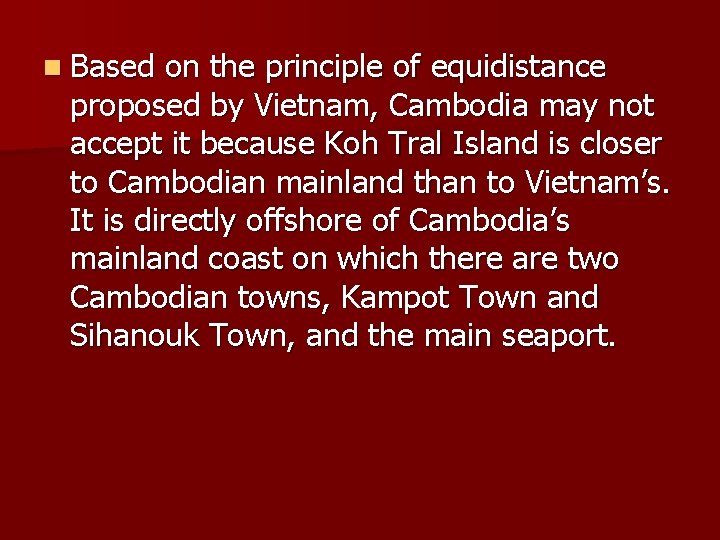 Law of Sea Chapter 6 Dr Abdiaziz Hussein