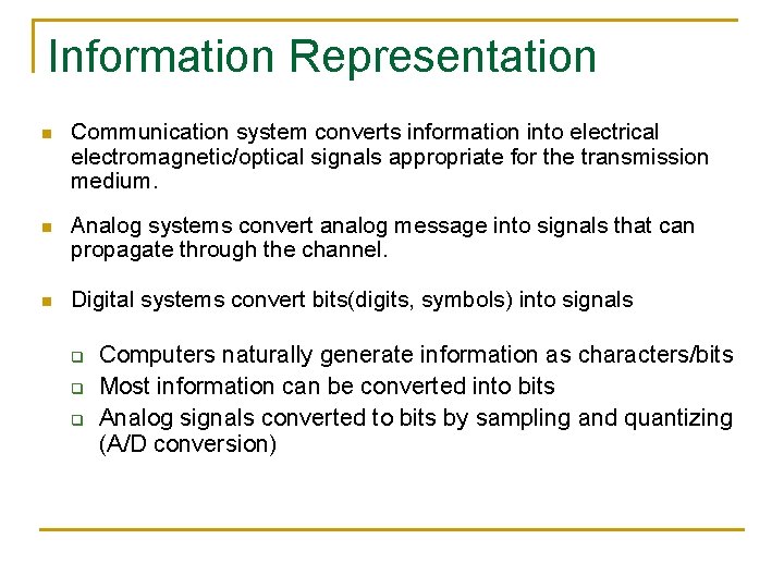 Digital Communication Lecture1 Prof Dr Habibullah Jamal Under