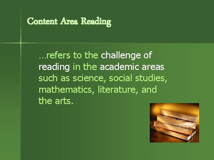 Literacy Practice Promoting Content Area Reading Designed by