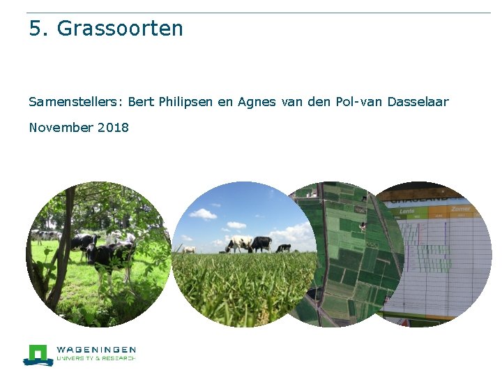 5 Grassoorten Samenstellers Bert Philipsen en Agnes van