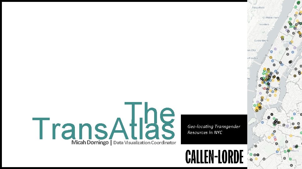 The Trans Atlas Micah Domingo Data Visualization Coordinator