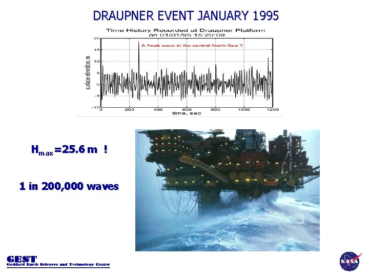 EXPLAINING FREAK WAVES BY A THEORY OF STOCHASTIC