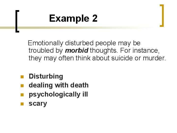 VOCABULARY Understanding New WORDS Vocabulary Words CACC Training