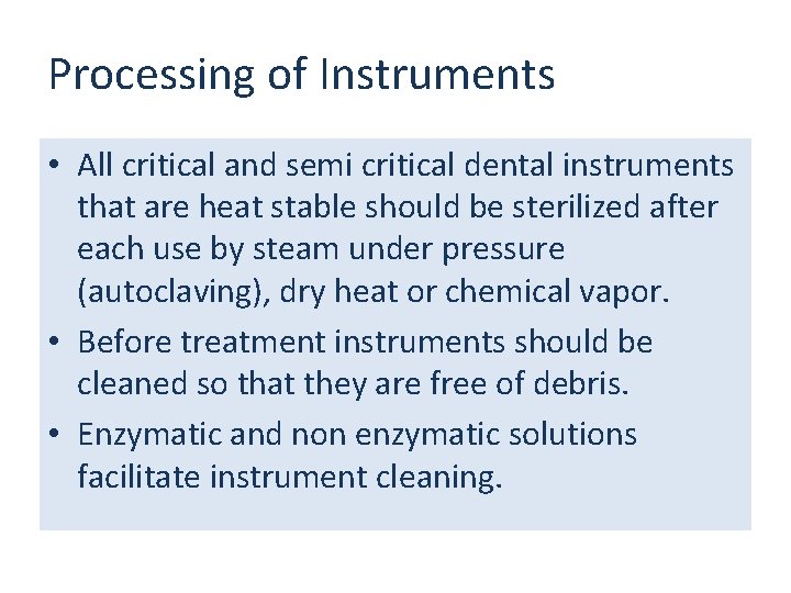 Principles of Sterilization Navy Reserve Dental Corps Infection