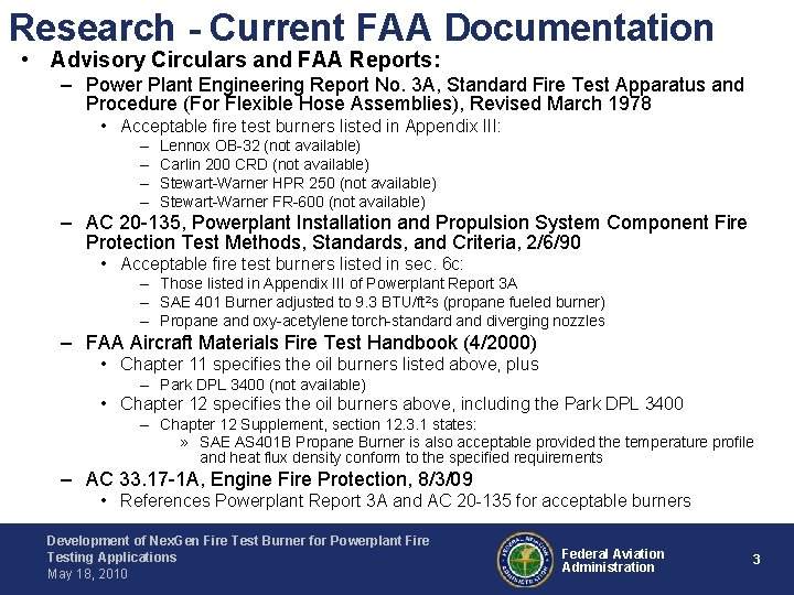 Development of the Next Generation Fire Test Burner
