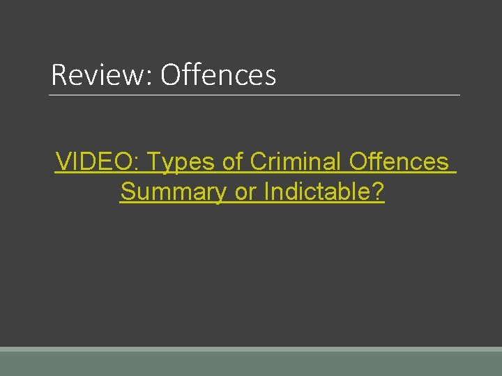 CRIMINAL LAW DAY 2 RECAP 1 What is