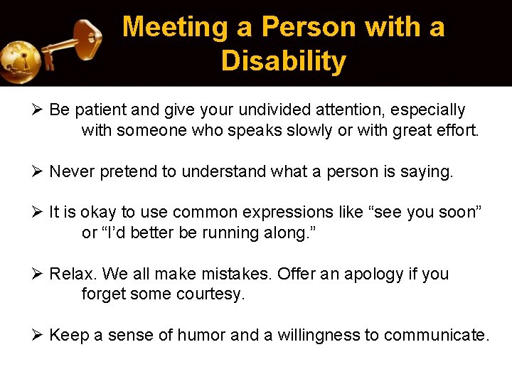 Leading Diversity Disability Etiquette People First Language John