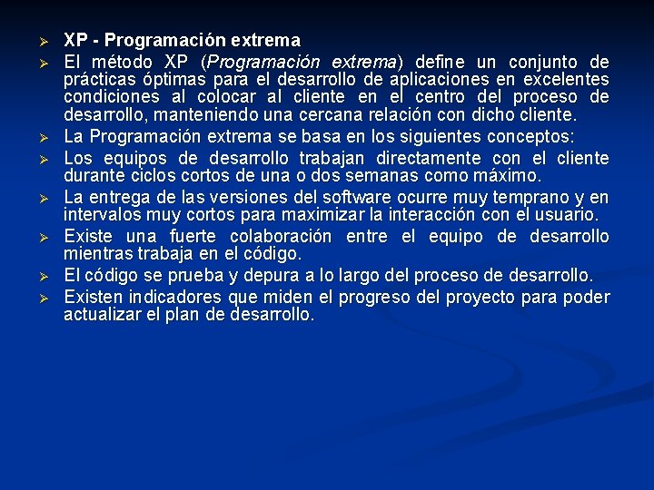 Ciclo de vida de desarrollo de software El