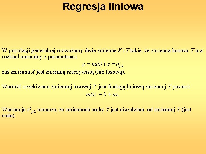 Regresja i korelacja materia z internetu do wykorzystania