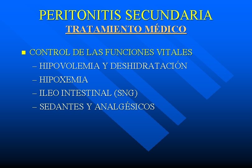 FISIOPATOLOGIA PERITONEAL PERITONITIS Trmino genrico que describe la