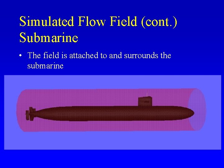 RealTime Modeling of Cross Body Flow for Torpedo