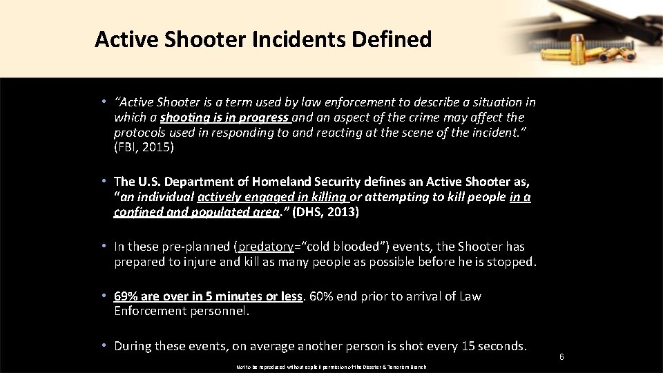 ACTIVE SHOOTER FROM PATHWAY TO VIOLENCE TO ROAD